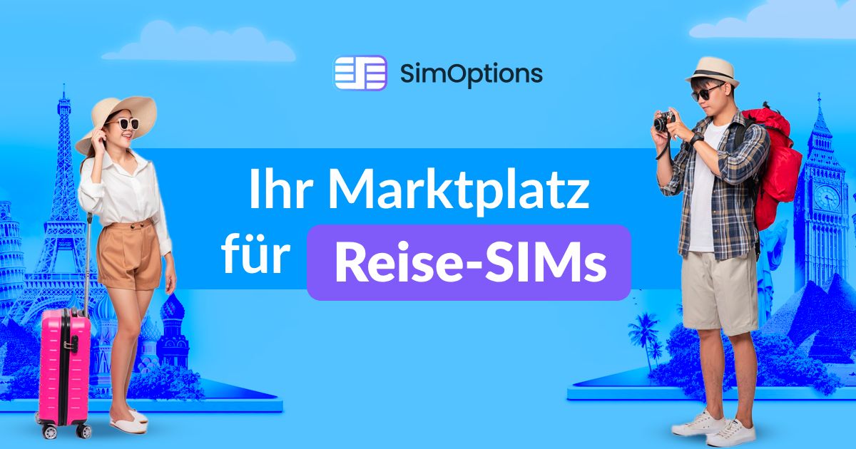 SimOptions - Prepaid SIMs für mehr als 200 Reiseziele